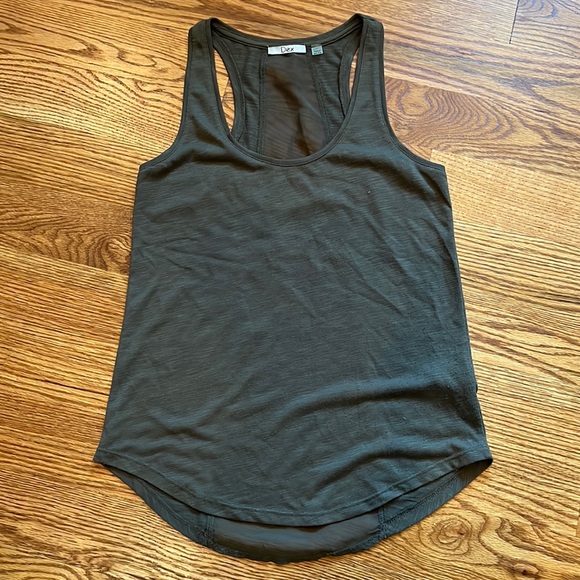 Dex | Tops | Dex Tank With Sheer Panel In Back Xs Olive Green Color ...